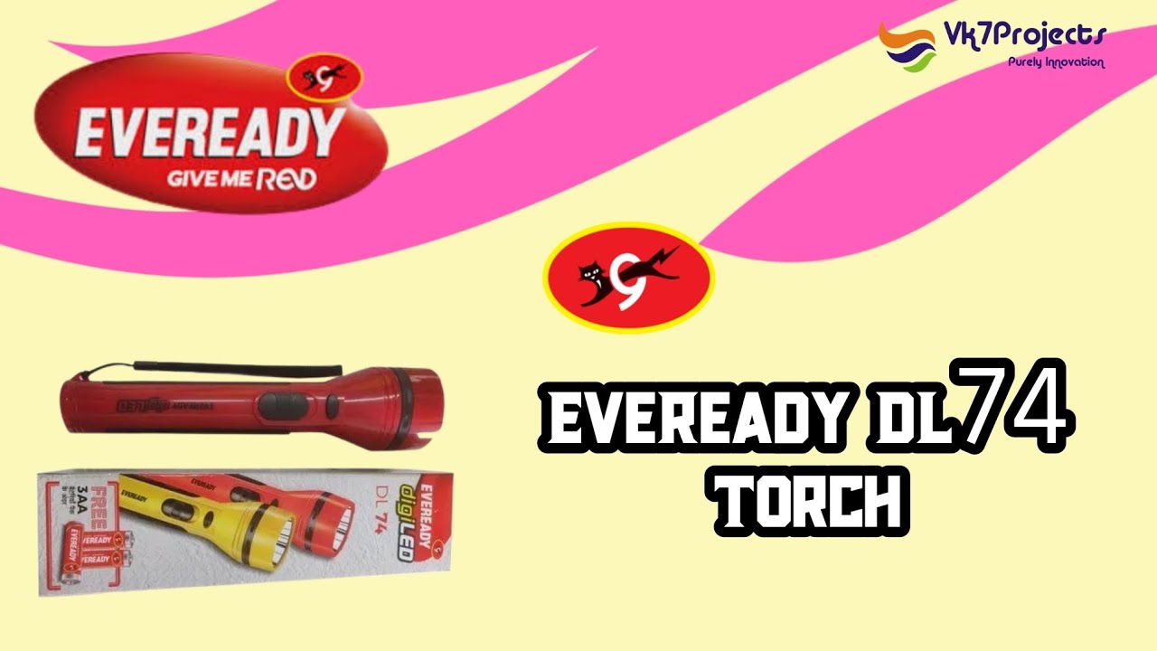 EveReady DigiLED || DL74 ||Hand Torch || 3AA Battery 🔋 || PowerFul ...