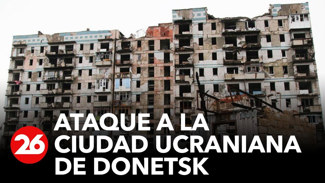 Ataque a la ciudad de Donetsk - YouTube