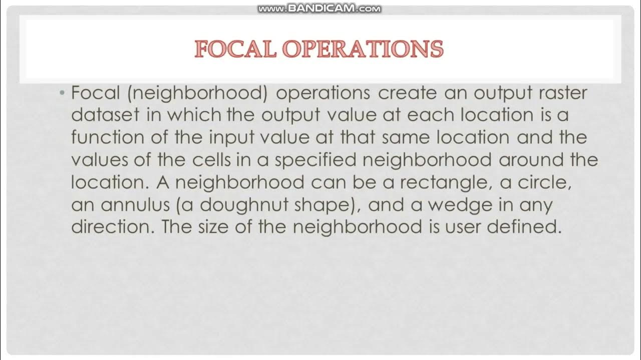 Lecture. Raster operations (Part 1) - YouTube