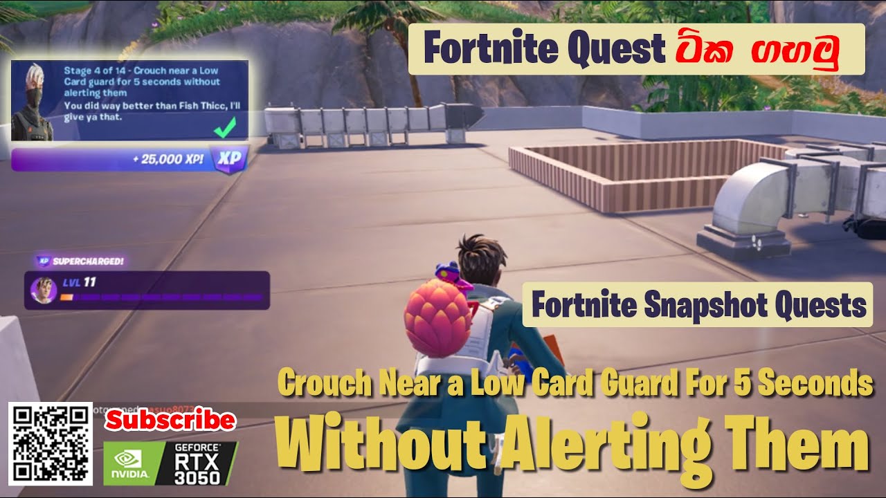 Crouch Near a Low Card Guard For 5 Seconds Without Alerting Them ...