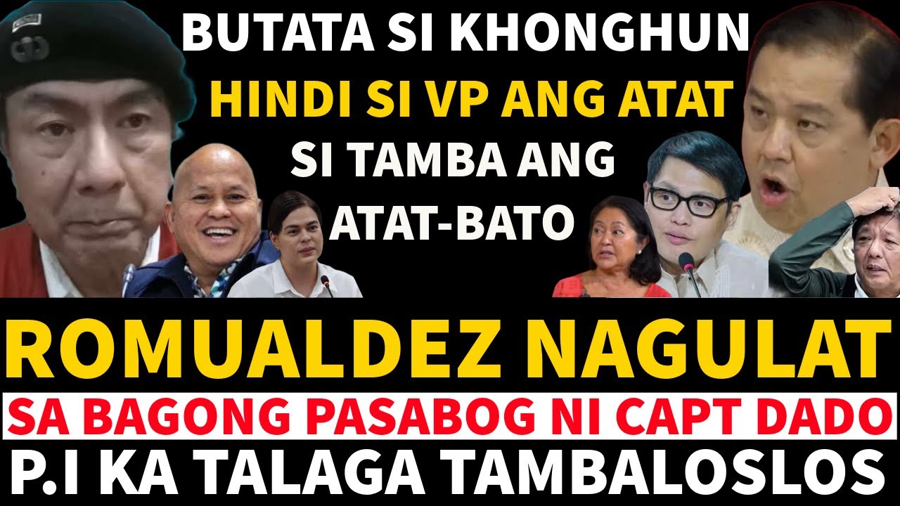ROMUALDEZ NAGULAT SA PASABOG NI CAPT. DADO BATO NAPUNO NA DI SI INDAY ...