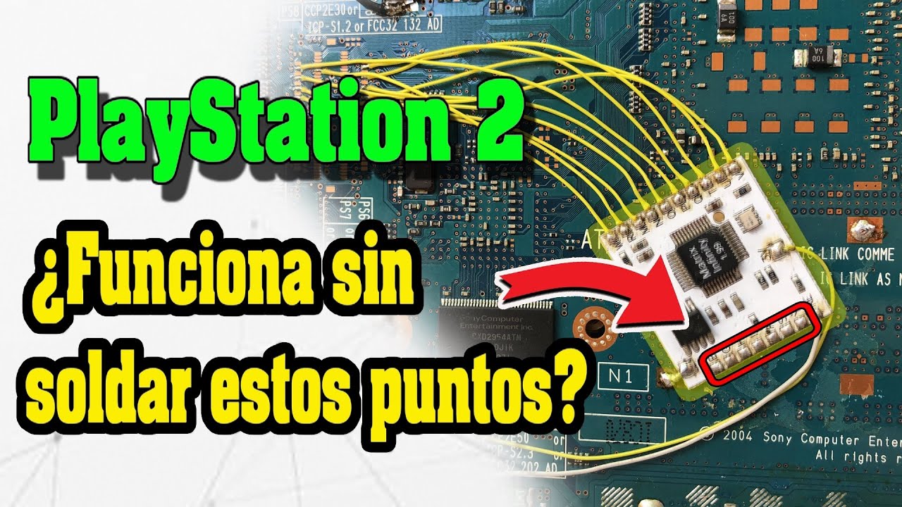 Chip en PlayStation2 Usando menos cables, si es que no los necesitamos ...