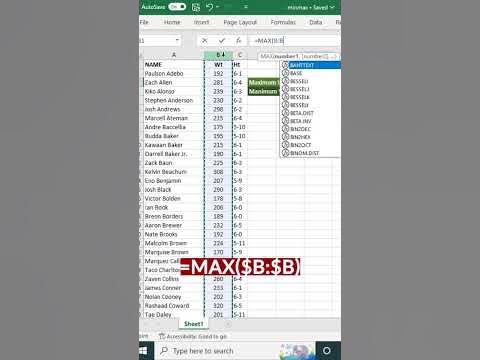 Max & Min | Advance Excel Formula | MyExcelGeeks - YouTube