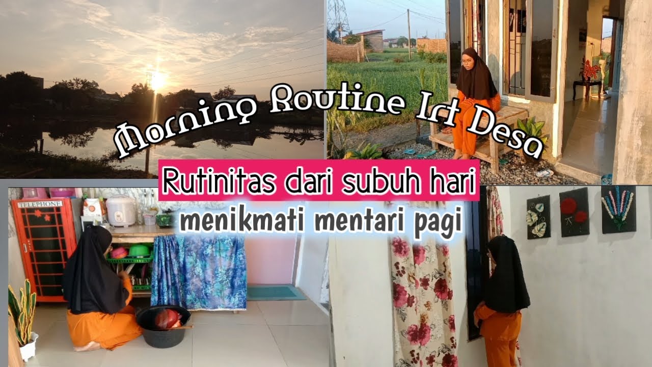morning routine| beberes dari subuh hari| mencuci dan berberes rumah ...