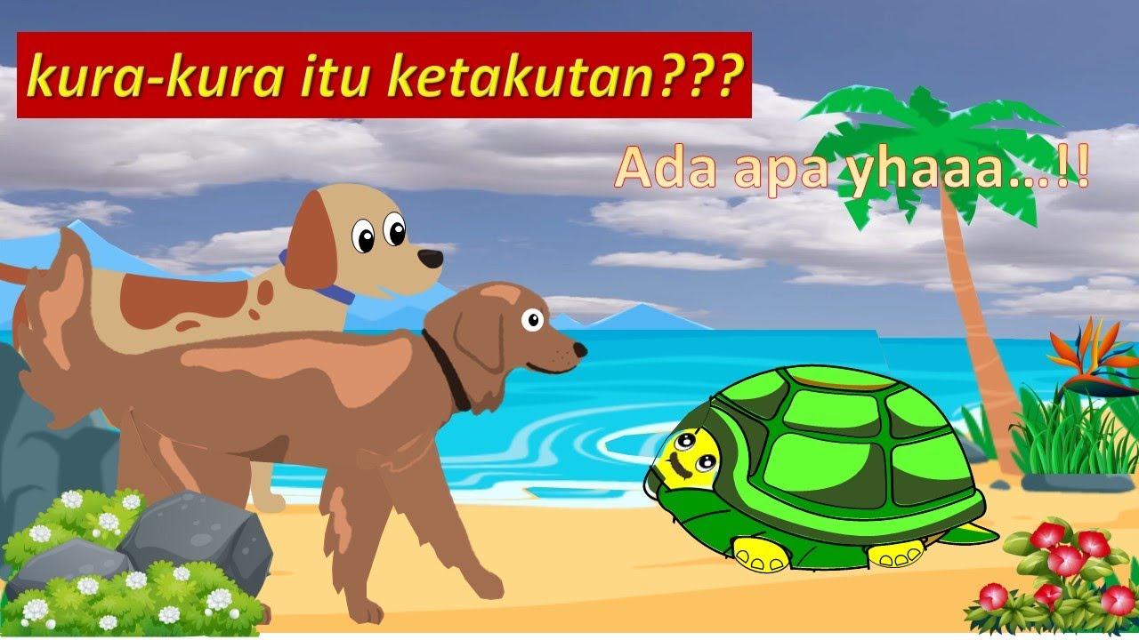 Kura kura dan anjing lapar I sup kura kura? I Cartoon Animation ...