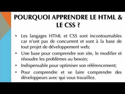 Cours1 html css POURQUOI html css - YouTube