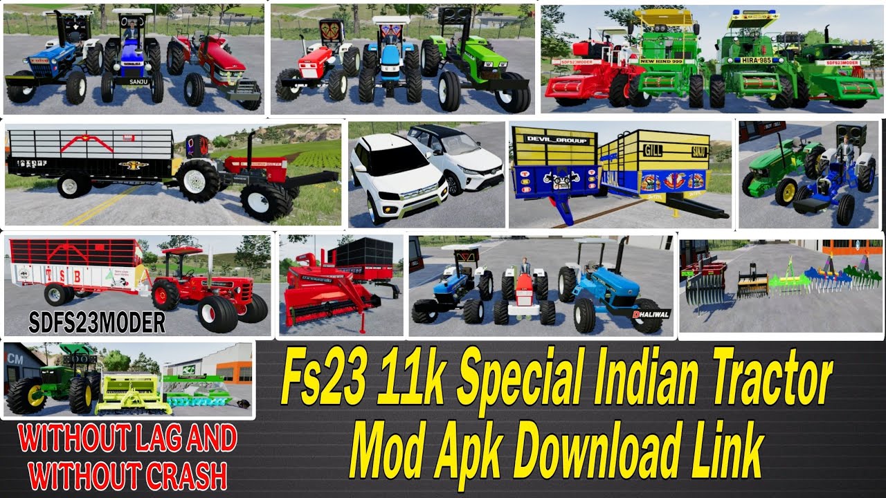 Fs23 New Biggest 11k Special New indian tractor mod || FS23 NEW TRACTOR ...