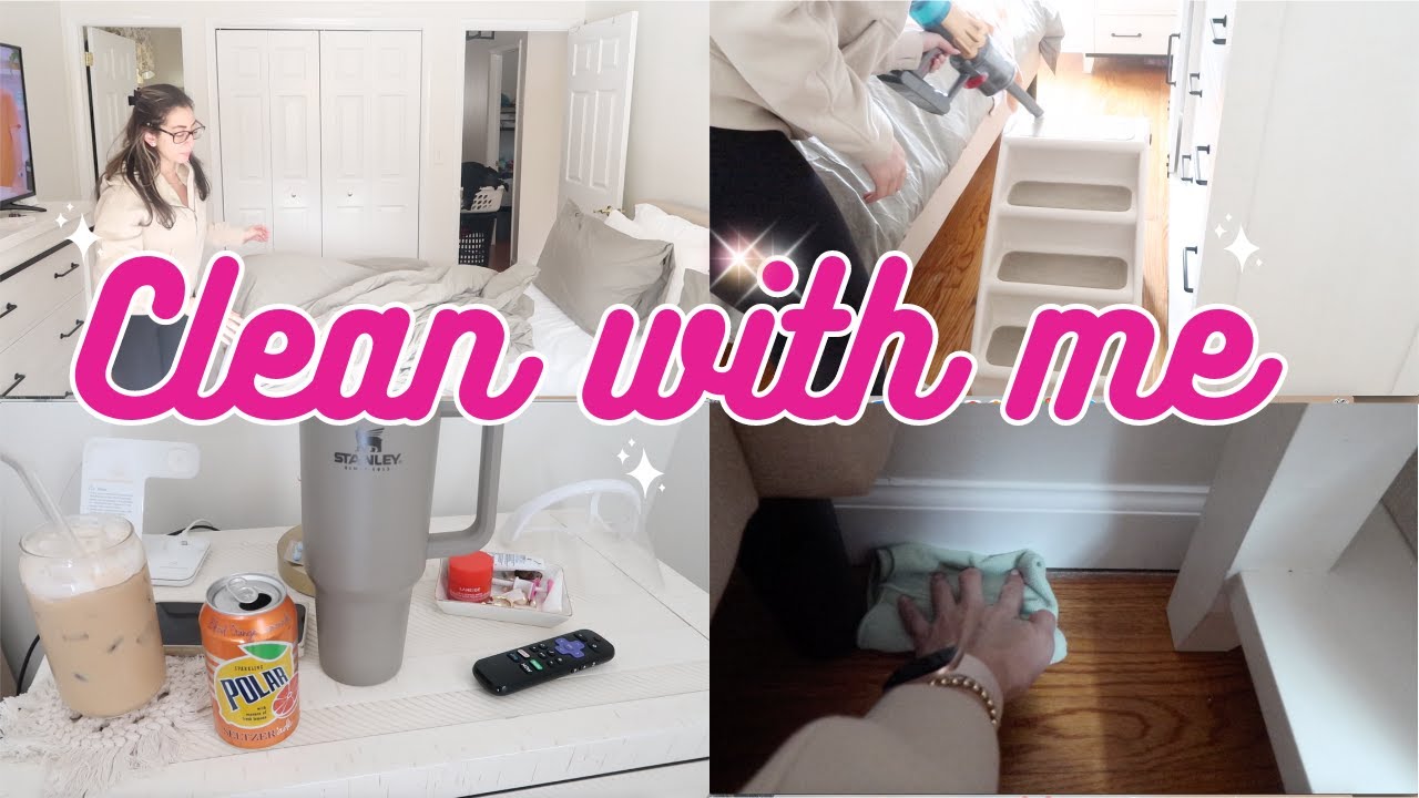 **NEW CLEAN WITH ME BEDROOM!! - YouTube
