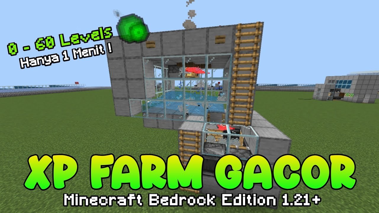 CARA MEMBUAT XP FARM ! | MINECRAFT BEDROCK EDITION 1.21 - YouTube