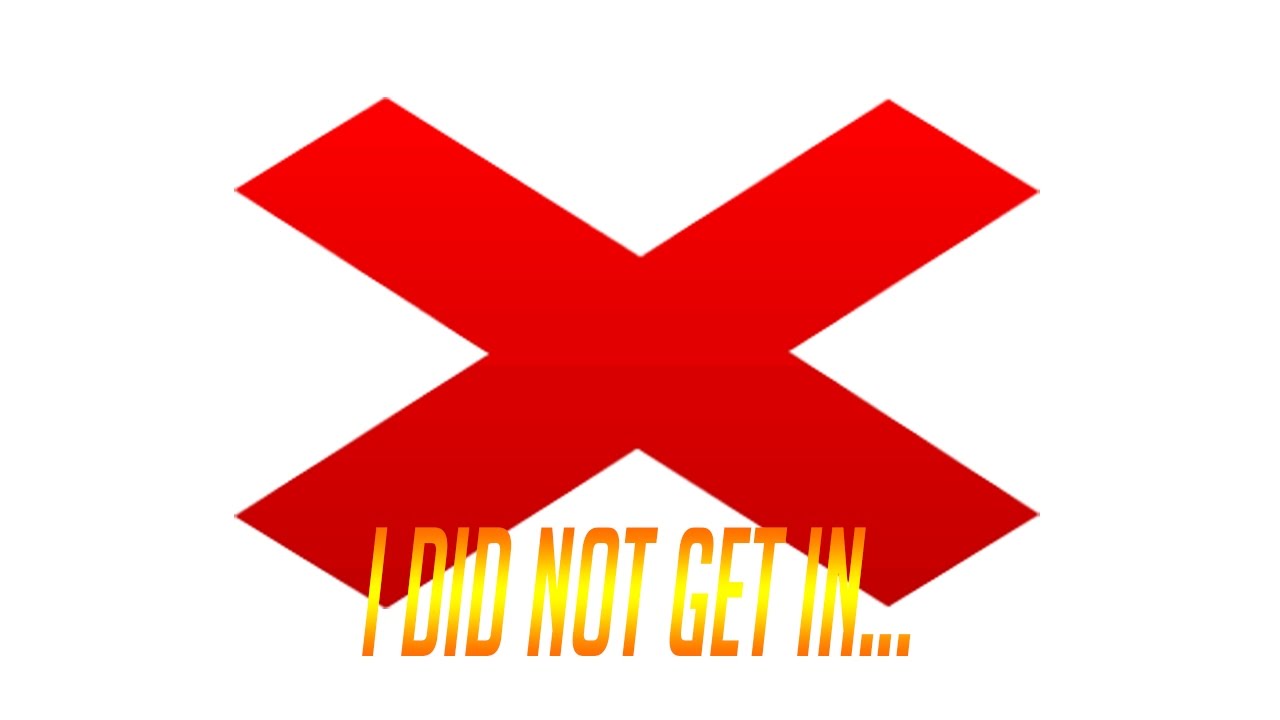 I did not get in... - YouTube