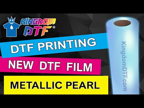 Introducing DTF Metallic Film for DTF Printing - Kingdom DTF - YouTube