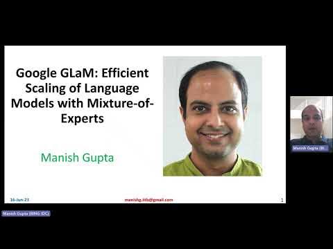 Google Glam: Efficient Scaling of Language Models with Mixture of Experts - YouTube