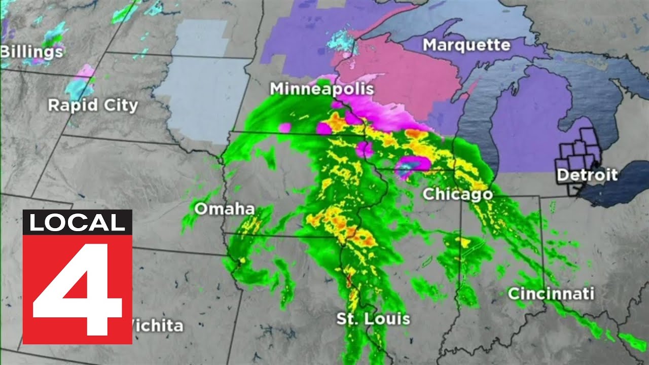 Wintry mix to fall across Metro Detroit Monday; Winter weather advisory ...