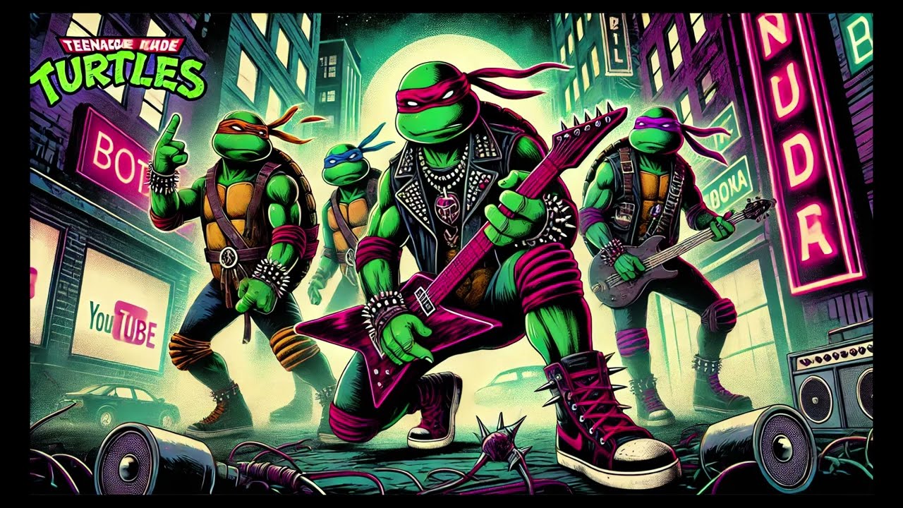 AI Punk Rock Song | Teenage Mutant Ninja Turtles Tribute | Tales of the ...