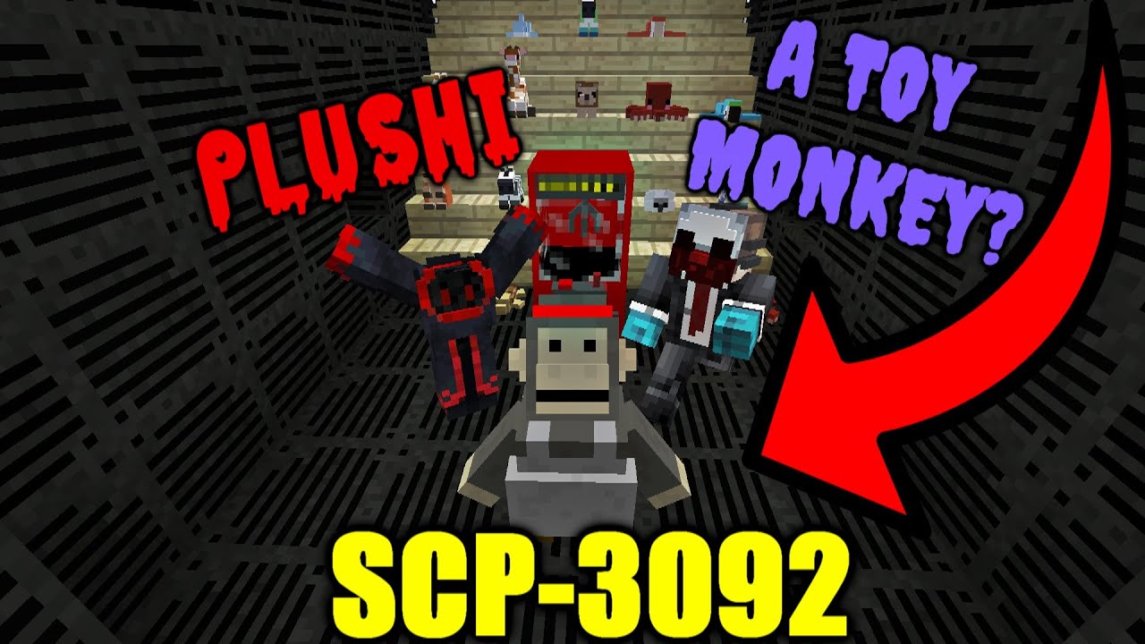Minecraft- SCP 3092 THE MONKEY ATTACKED OUR SCP BASE (WAR OF THE TOY ...
