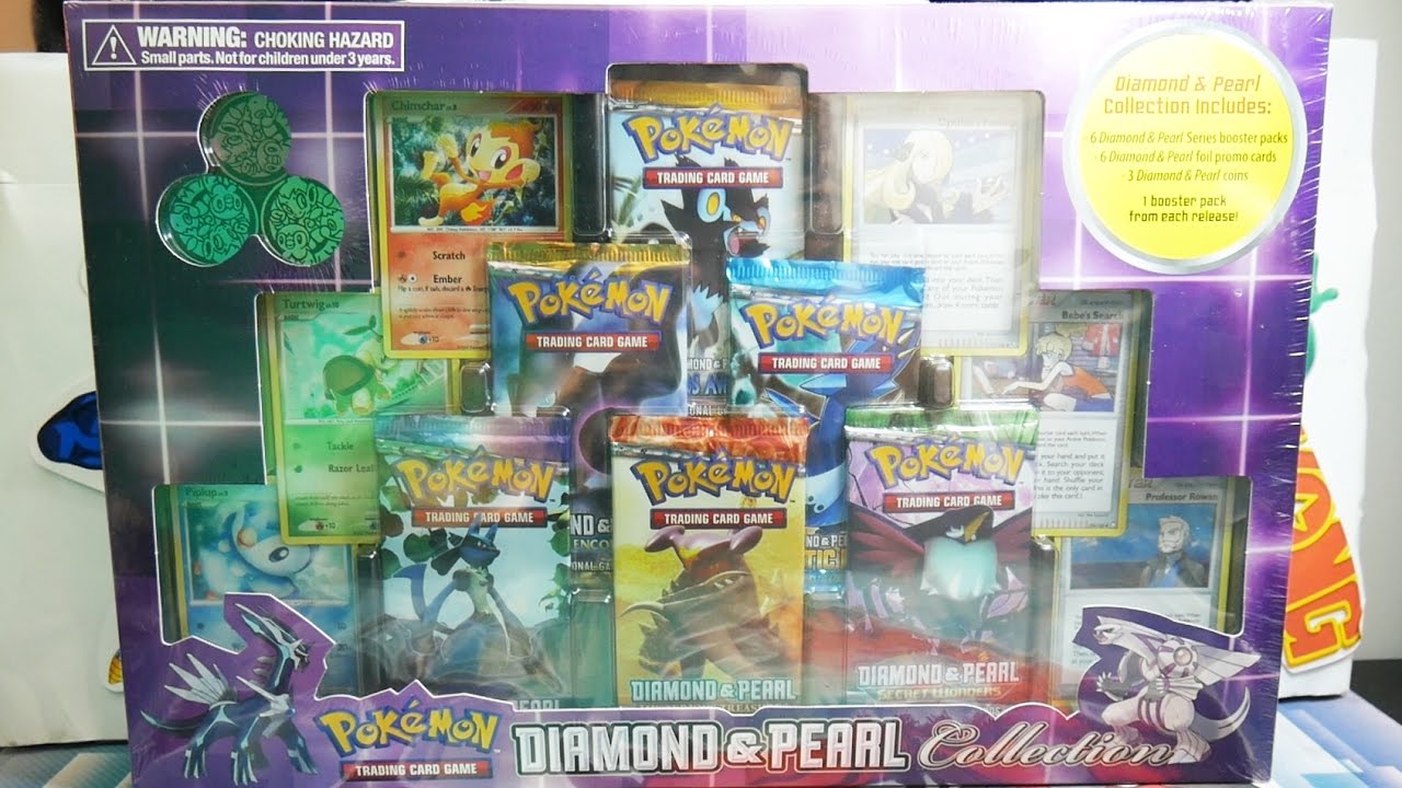 Opening a Pokemon Diamond and Pearl Mega Collection Box!! - YouTube