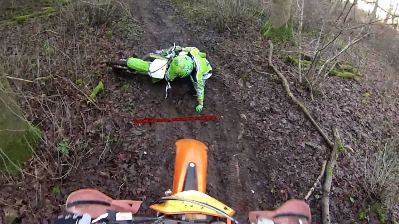 KX 65 crash.. straight over handlebars!! Gopro Hero3 - YouTube