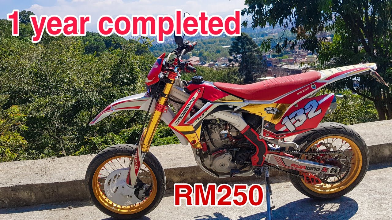One year completed with my RM250 || Crossfire Rm250 - YouTube