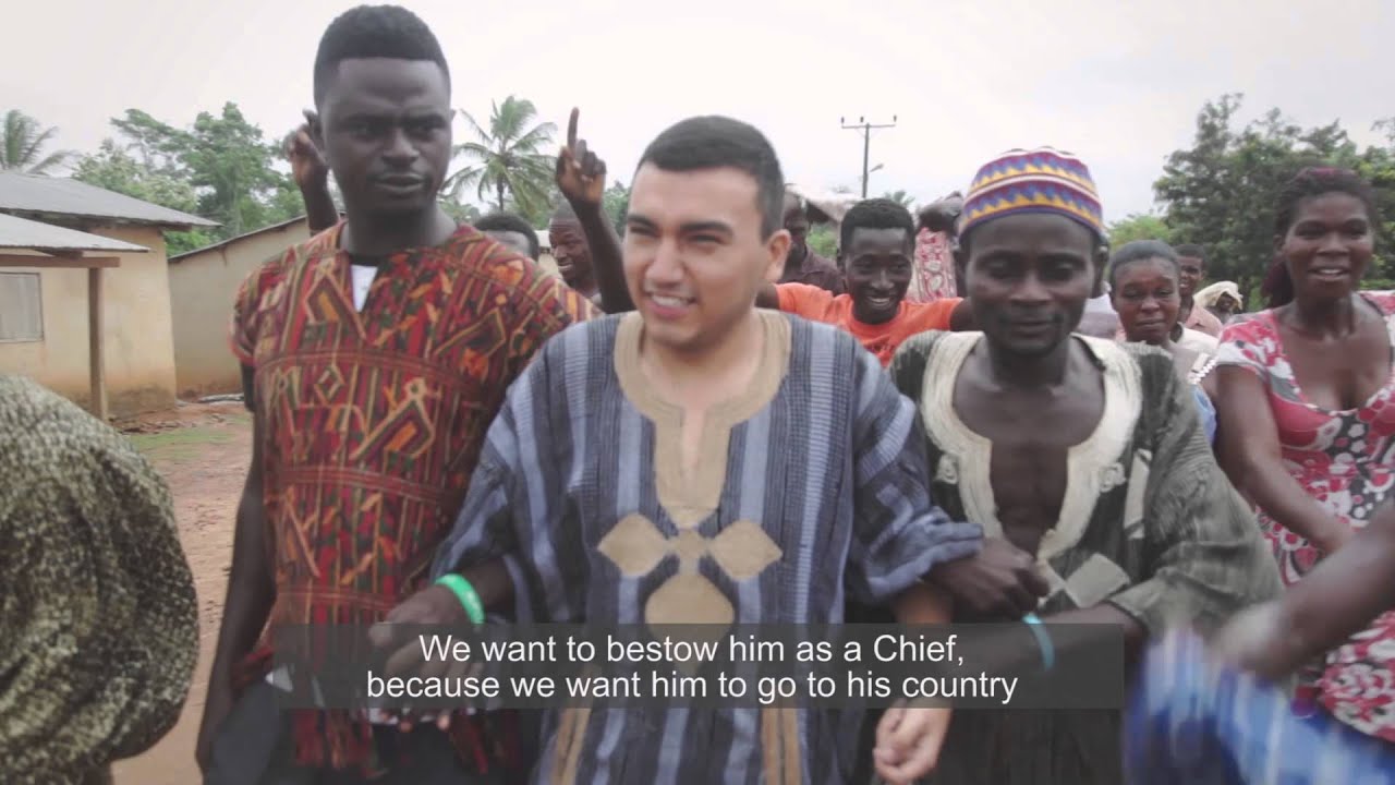 AgriCorps Member John Romo Becomes an African Chief - YouTube