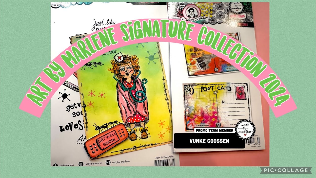 Art by Marlene Signature Collection 2025 Postcard stamp ABM-SI-STAMP598 ...