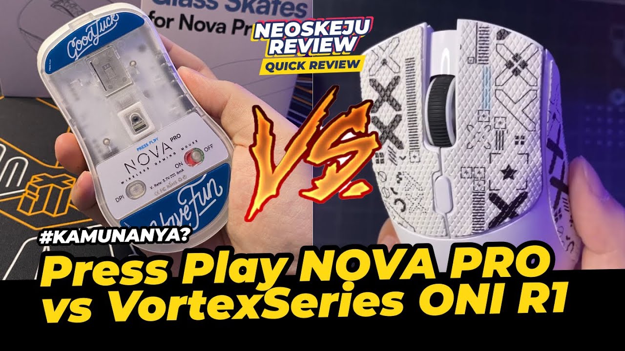 Sesama sensor 3311, mending milih yg mana bwang? - Vortexseries Oni R1 vs Press Play Nova Pro ...