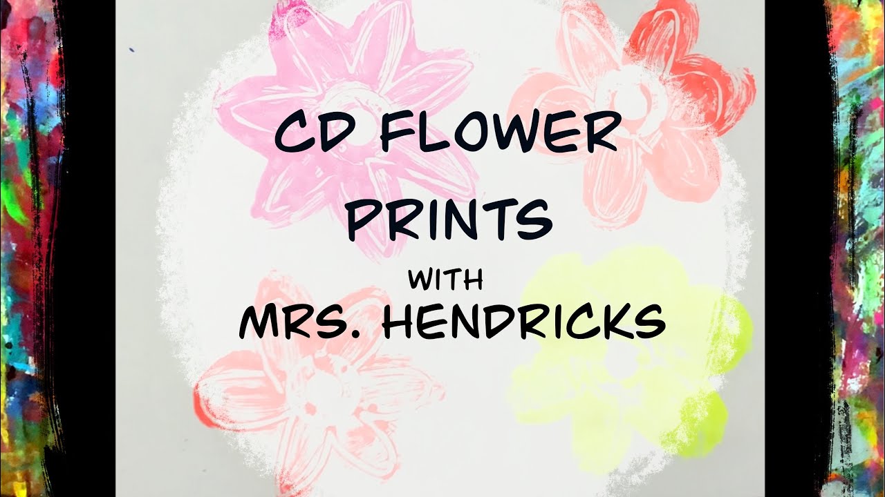 CD Flower Prints - YouTube