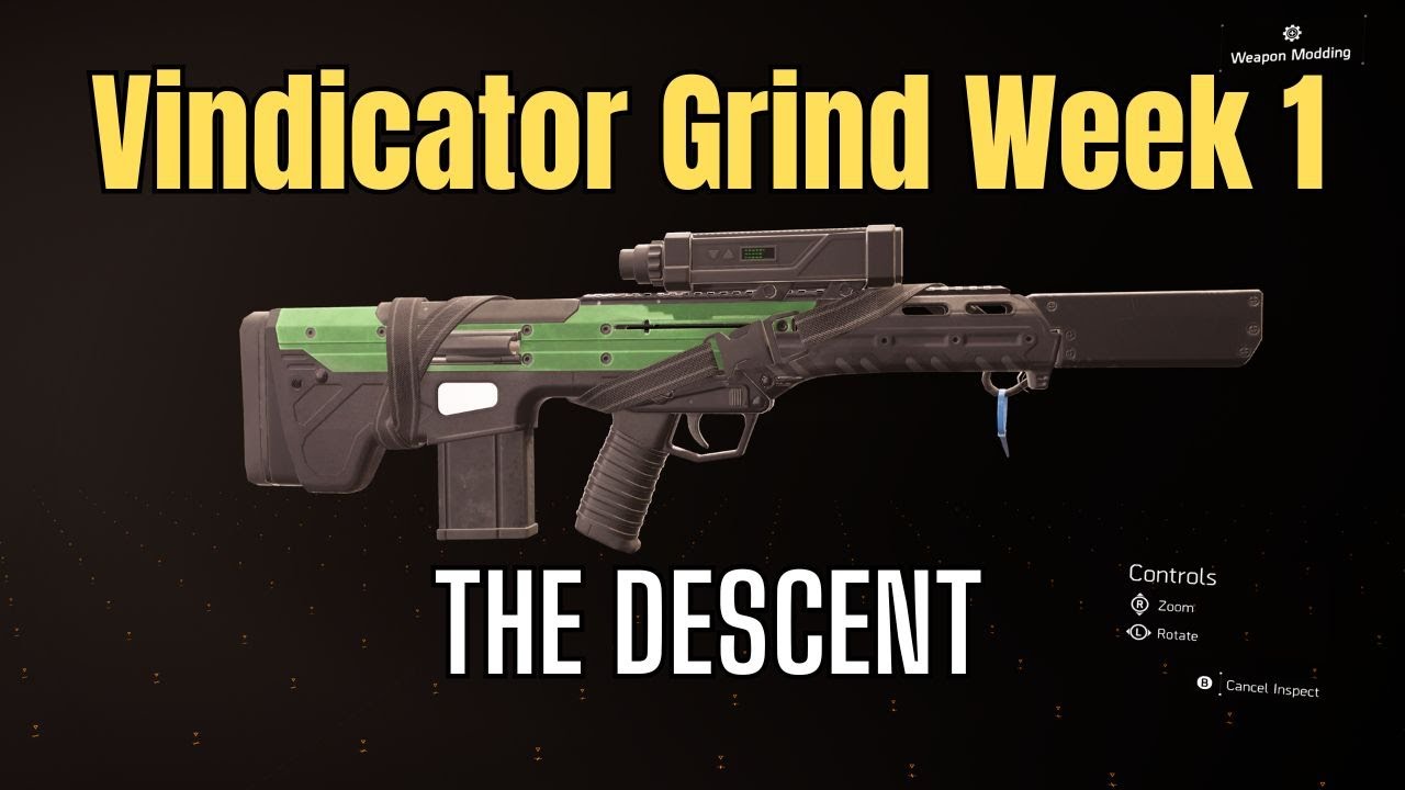 Division 2: Vindicator Rifle Grind in Week 1 of Title Update 20! - YouTube