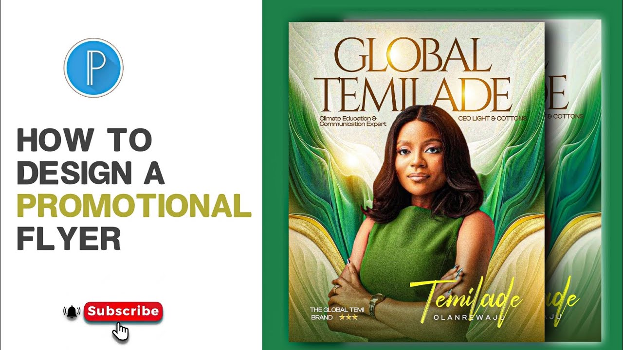 HOW TO DESIGN A PROMOTIONAL FLYER pt 1 | BEGINNER | PIXELLAB TUTORIAL ...