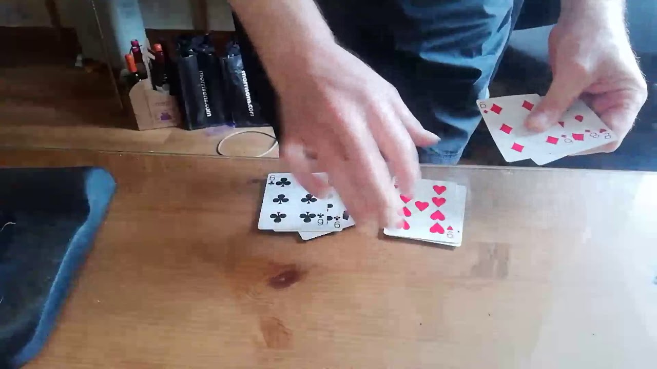A performance of Aldo Colombini's "Italian Dressing" card magic trick ...