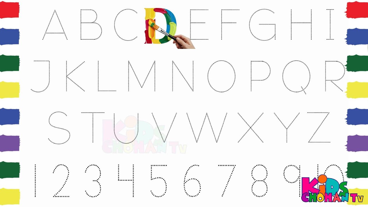 Learn to Write Your ABCs! Tracing & Coloring 33 - YouTube