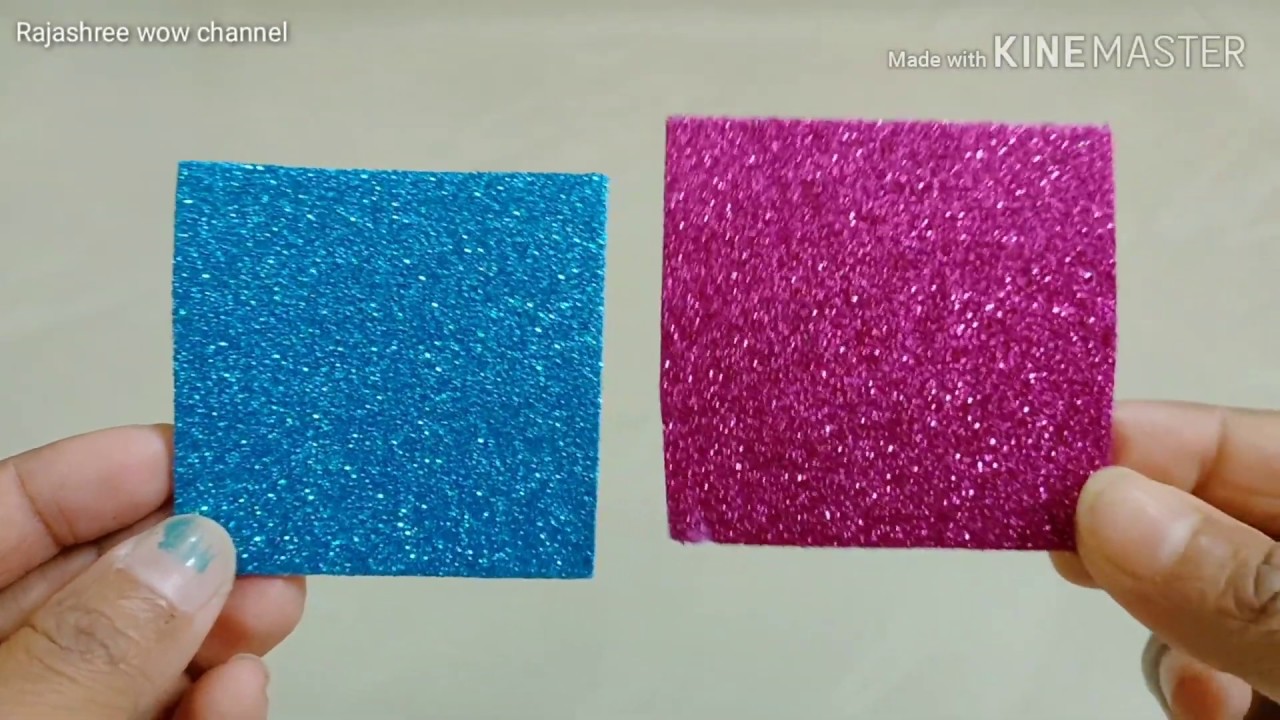 Glitter foam sheet craft/Christmas decoration /Christmas Craft ...