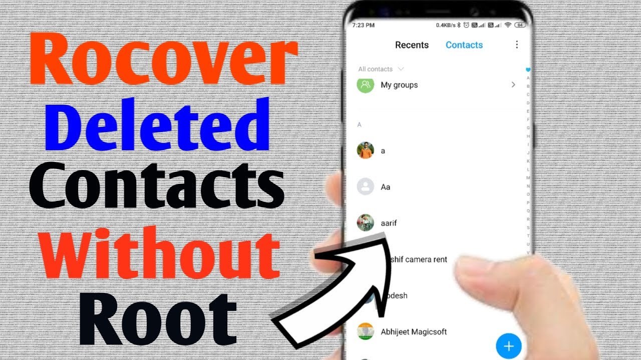 How to Recover Deleted or Lost Contacts from android device || Restore ...