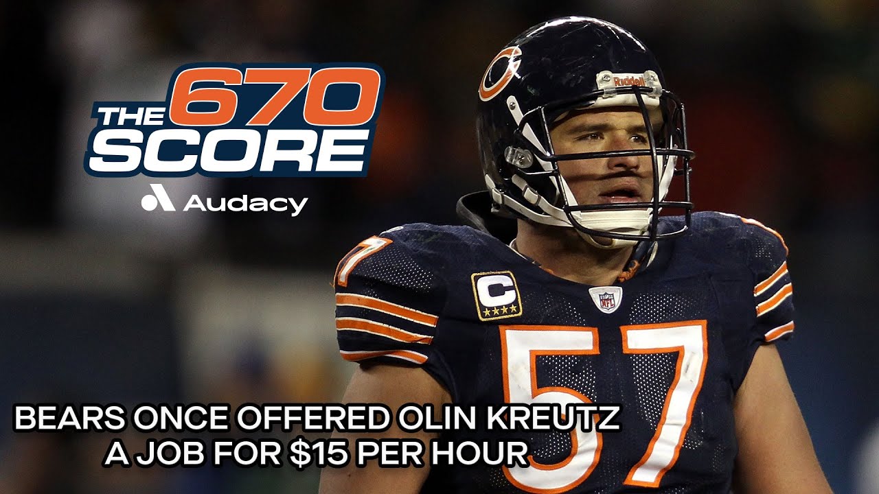 Chicago Bears once offered Olin Kreutz a job for $15 per hour - YouTube