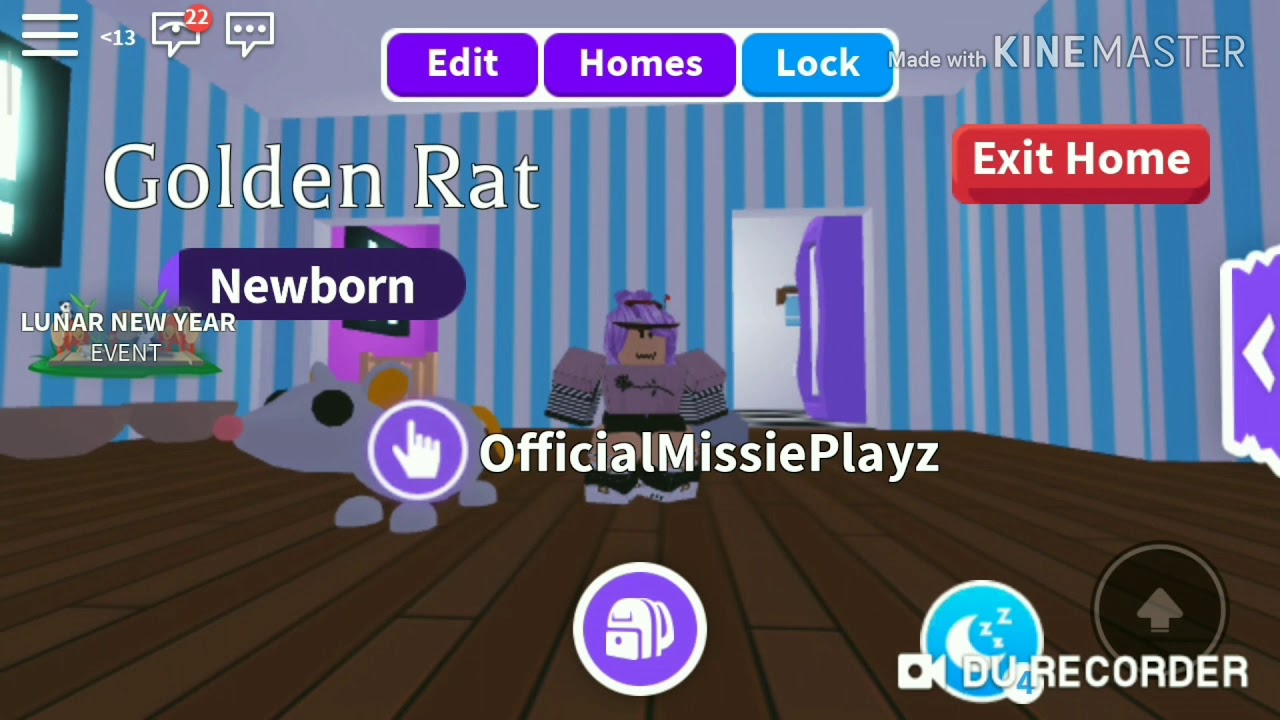 Roblox Adopt Me | New Golden Rat Pet! (READ NOTICE IN DESCRIPTION ...