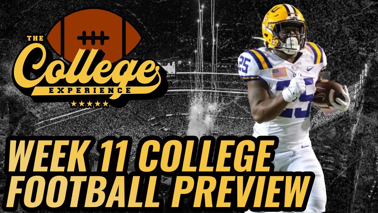 College Football Week 11 Preview & Picks | The College Football ...
