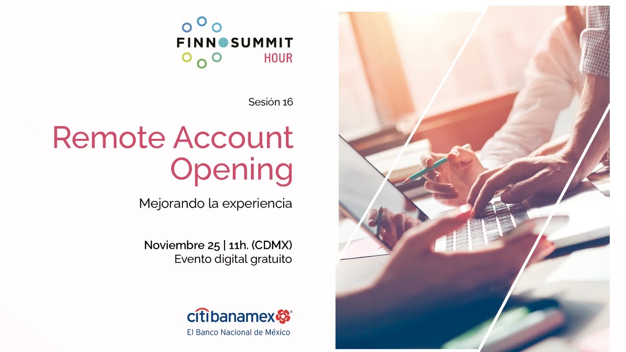FINNOSUMMIT Hour 16: Remote Account Opening - YouTube