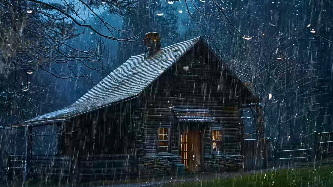 Relaxing Rain Sound - Sleep Immediately with Heavy Rain Outside the ...