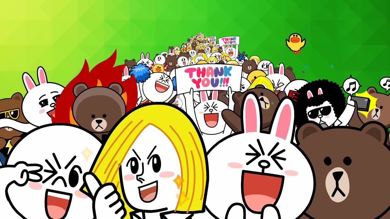 Line Chat and Video Voice Calling app | Brown Cony | MOON SALLY CHOCO ...