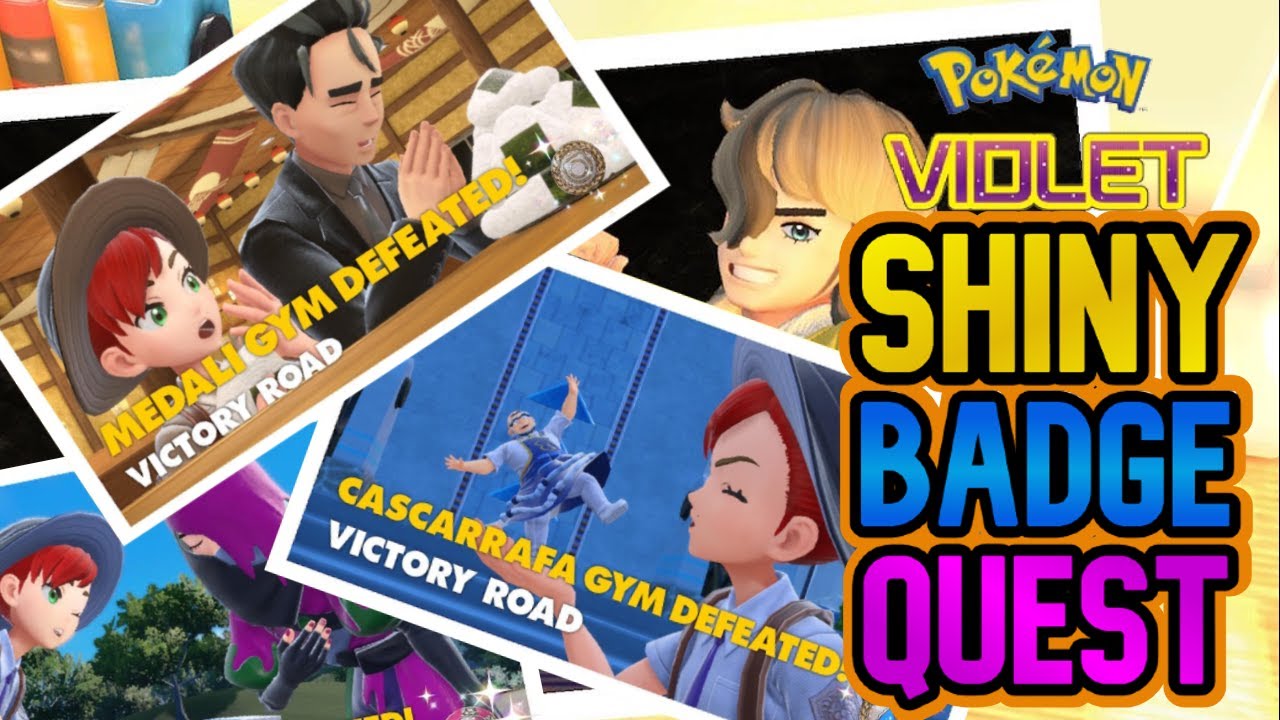 The Journey to Greatness | My Pokemon Violet Shiny Badge Quest with DLC ...
