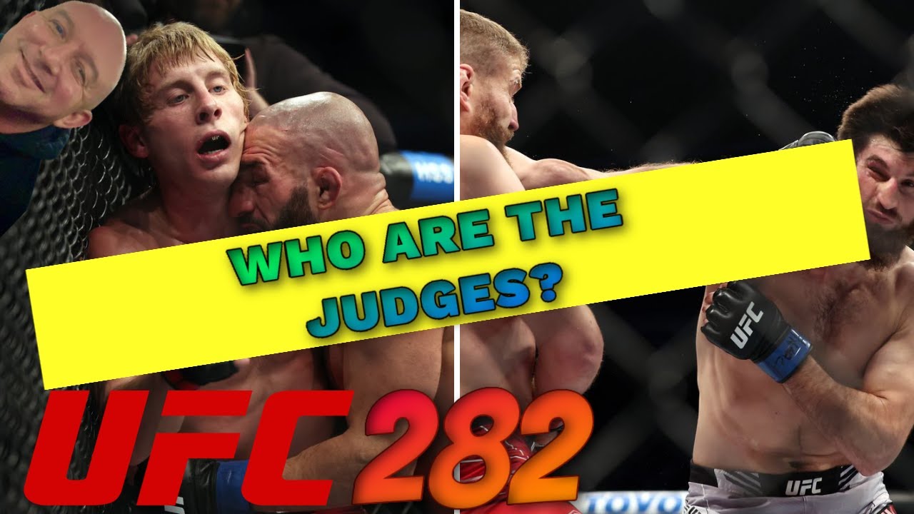 THESE WERE THE JUDGES AT UFC 282 - MIKE BELL/ DEREK CLEARLY/SAL D'AMATO ...