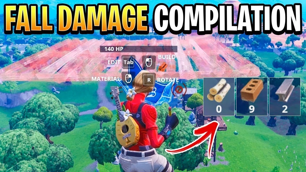 I made a person die to fall damge in fortnite - YouTube