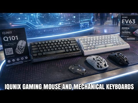 Iqunix Q101 Ultra-Lightweight Magnesium Gaming Mouse And Mechanical ...