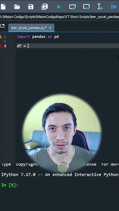 Como leer EXCEL con Python y Pandas #SHORT - YouTube
