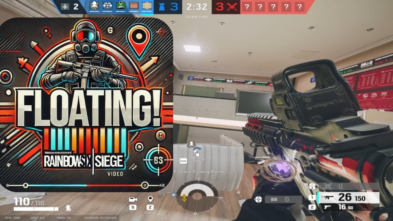 When you are "FLOATING" in Rainbow Six Siege - YouTube