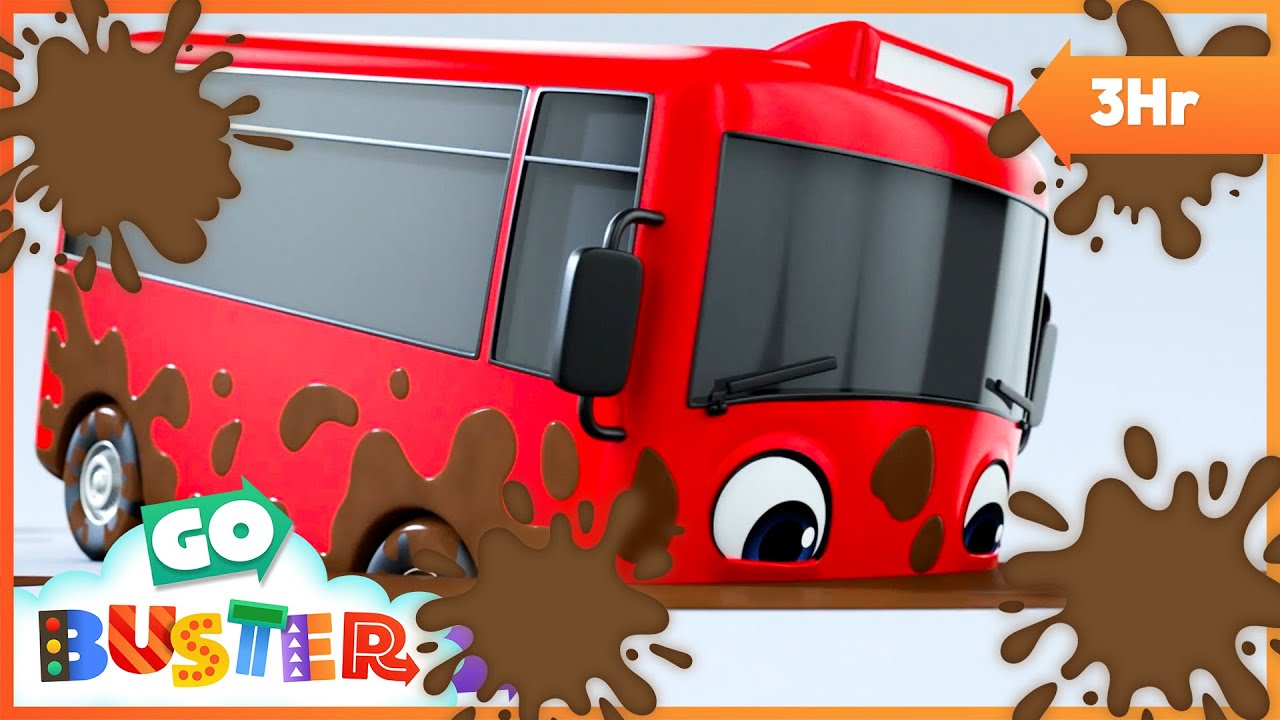 Oh No! Buster's Stuck In The Mud! | Go Gecko's Garage! | Kids Cartoons ...