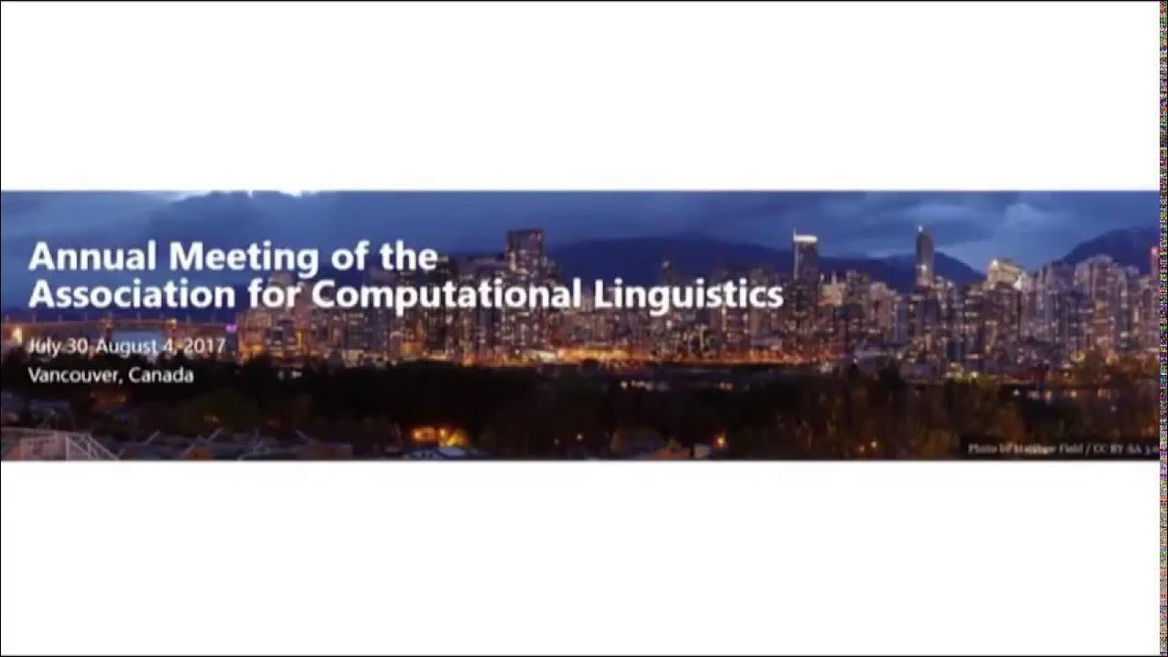 Neural AMR Sequence to Sequence Models for Parsing and Generation | ACL 2017 - YouTube