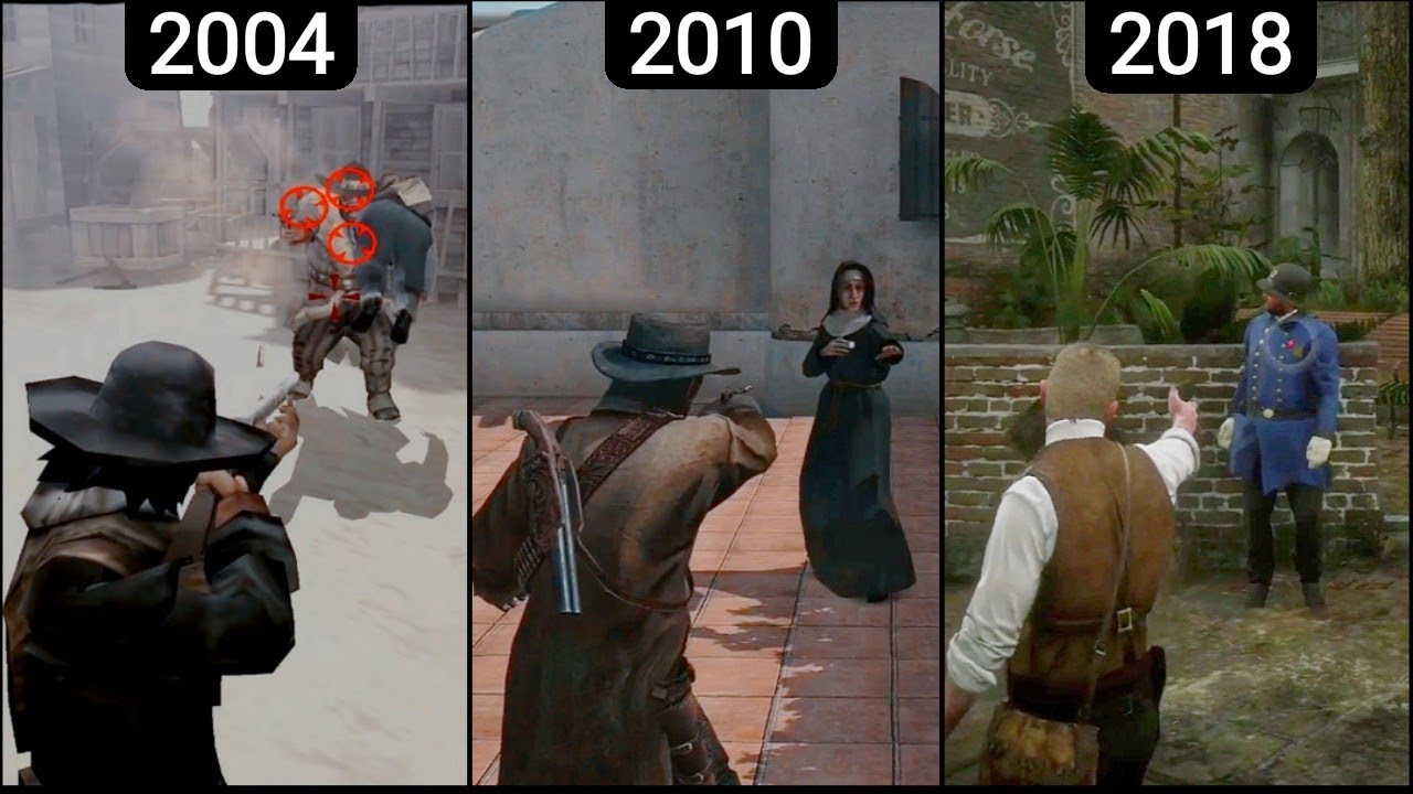 The Dead Eye In Red Dead Games Is So Different (RDR1 Vs RDR2 Vs ...