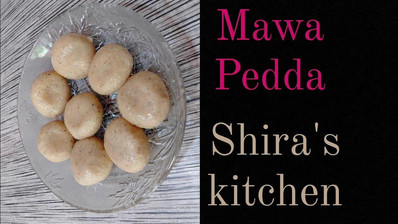 Mawa Pedda Recipe - Pedda Recipe - Khoya Pedda Recipe - YouTube
