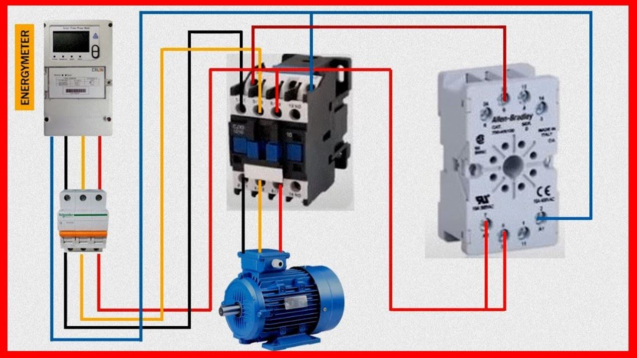 Wiring Diagram Timer Scheme upon disconnection - YouTube