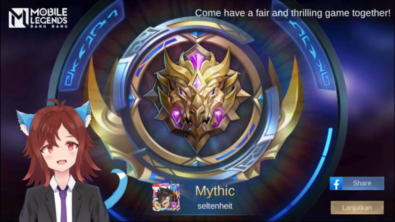 review rank mitik - mobile legends - YouTube